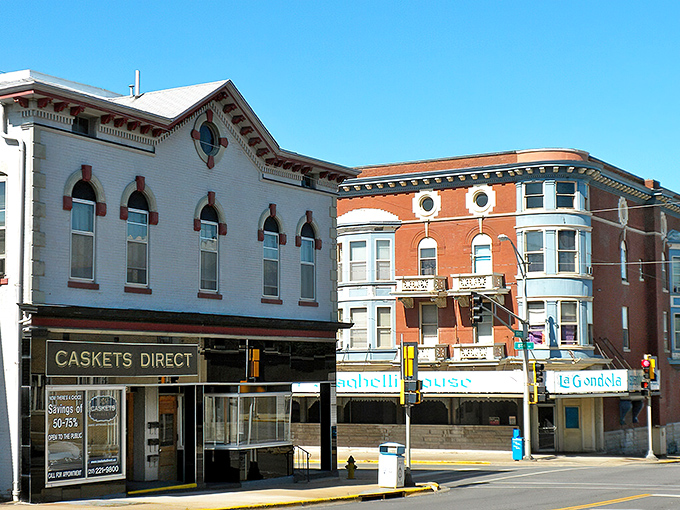 These grand buildings have weathered decades while maintaining their dignity and small-town character beautifully.