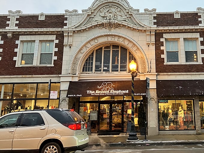 Historic architecture meets modern thrifting at The Brown Elephant. Where yesterday's treasures find tomorrow's homes in style.