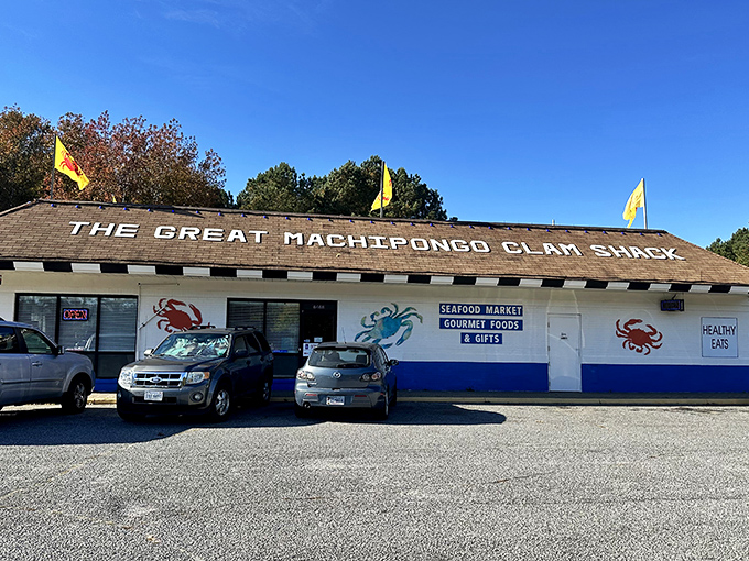 This Eastern Shore gem proves that the best seafood often comes from the most unassuming roadside stops.