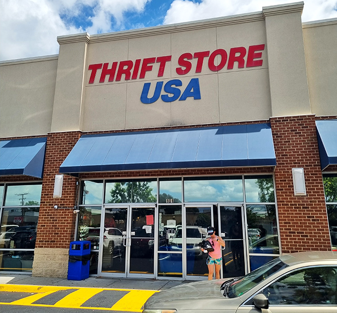 Sunshine welcomes shoppers to Thrift Store USA, where Norfolk residents discover pre-loved treasures at prices that feel like winning the lottery.
