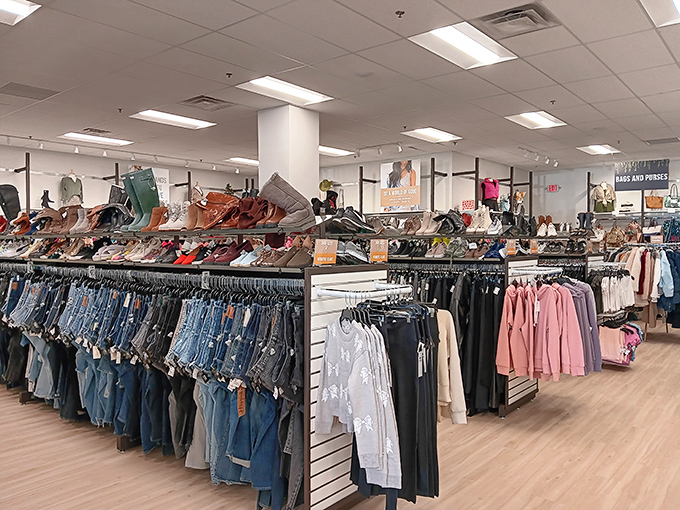 Inside Uptown Cheapskate, organization reigns supreme. Like a library of fashion where every item tells a story&mdash;and costs less than the hardcover version.