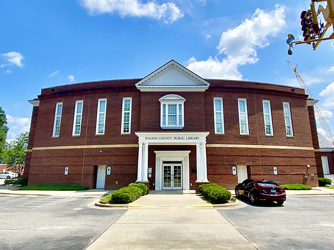 Downtown Wilson's tree-lined streets offer shade and charm for shoppers exploring this eastern North Carolina gem.