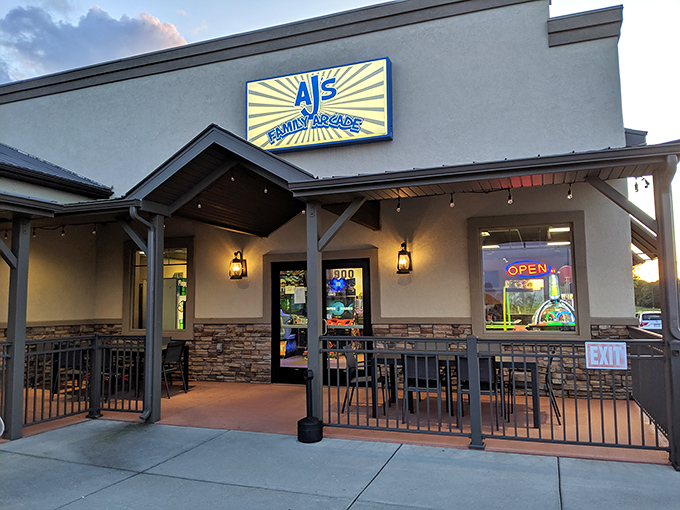 AJ's Family Arcade offers old-school fun where kids discover pinball machines existed before touchscreens ruled the world.