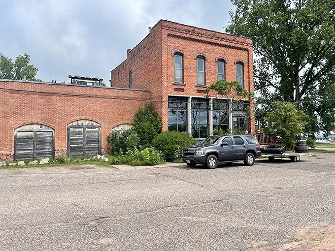 This historic brick building houses the Angry Minnow Brewery, where the only thing more robust than their craft beers is the local fishing stories.