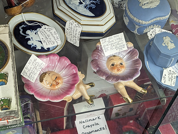 These flower-faced figurines might haunt your dreams or charm your china cabinet. Either way, they've been waiting decades to make you smile.