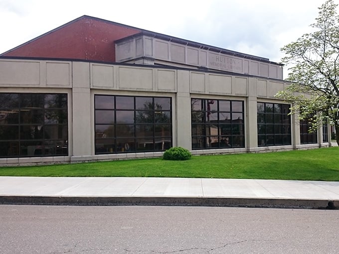 Libraries don't need to shout to command attention&mdash;this mid-century building speaks volumes about Barnesville's commitment to community knowledge.