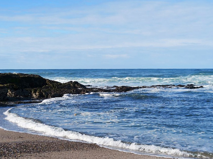 The perfect beach doesn't exi&mdash; Oh wait, here it is. Where the waves perform their endless dance against dramatic rock formations.