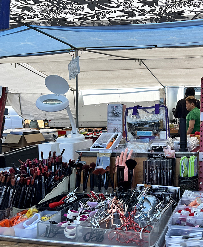 Beauty tools and makeup brushes for days! This vendor has everything needed to transform your bathroom into a professional-grade glam station.