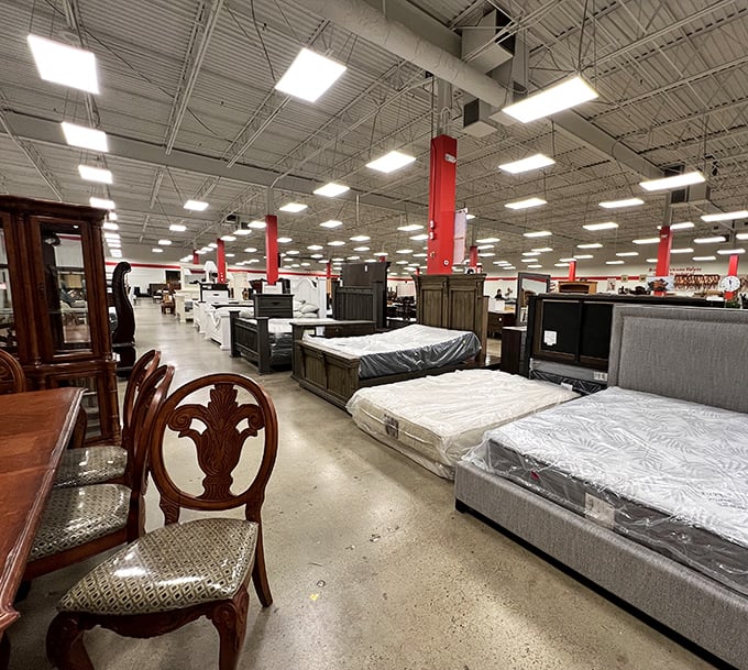 Mattress mountain meets bedroom furniture forest&mdash;where sweet dreams are made of these reasonably priced sleep sanctuaries.