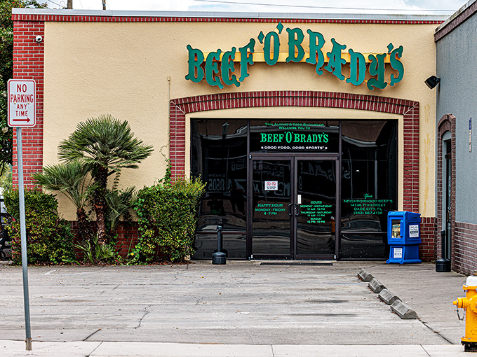 Beef 'O' Brady's welcomes hungry visitors with Irish-inspired comfort food that pairs perfectly with whatever game is playing on their TVs.