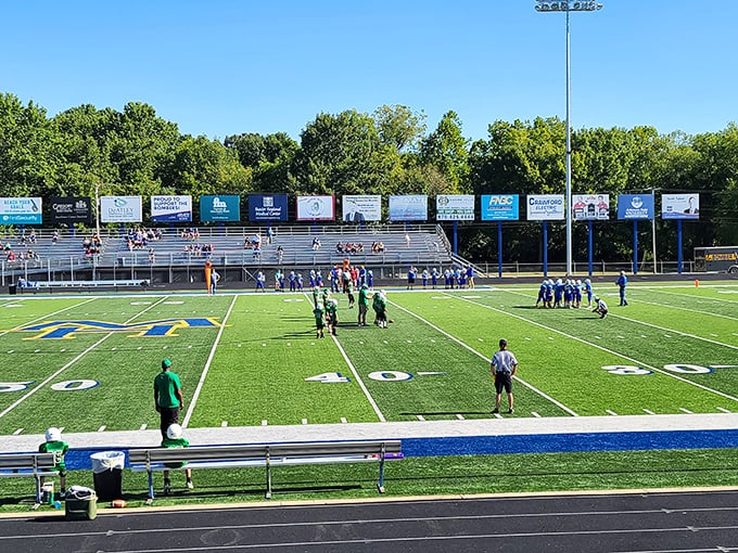 Bomber Stadium showcases Friday night lights at their finest, where high school sports still unite the entire community regardless of political differences.