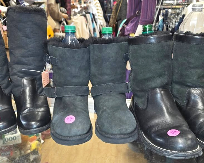 Boot battalion standing at attention! Vermont's unofficial state footwear awaits adoption at prices that won't give your credit card frostbite.