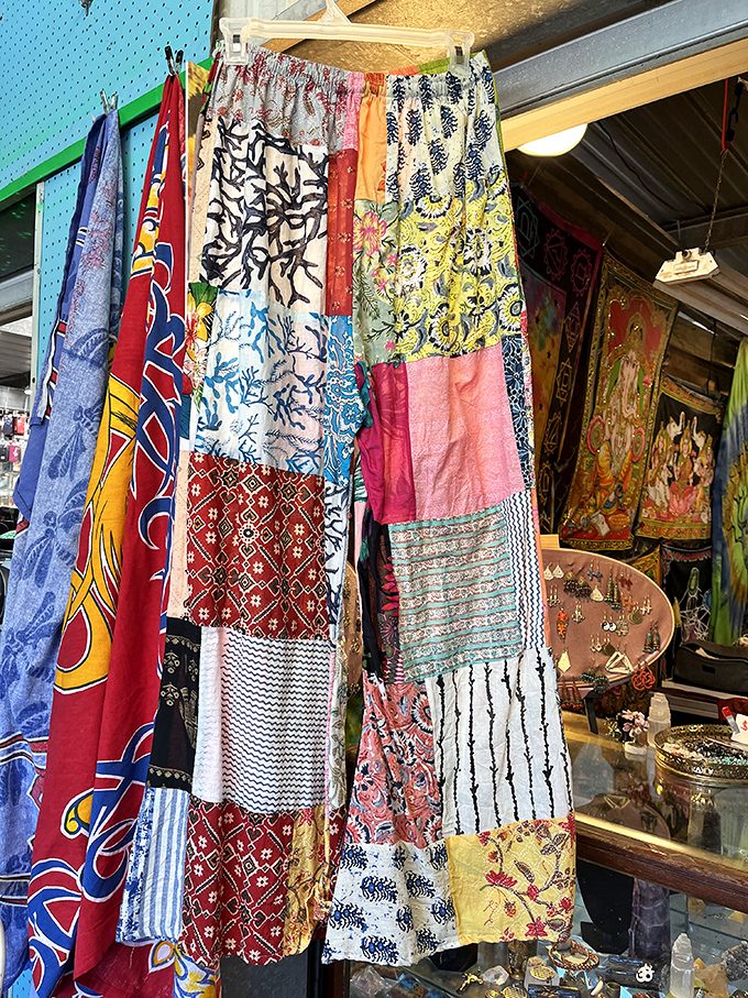 Patchwork pants that scream "I've been to Woodstock"&mdash;even if you were actually in accounting during the '60s. Bohemian fashion finds abound for the young at heart.