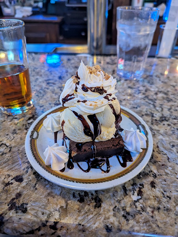 This chocolate brownie sundae is the sweet finale your barbecue feast has been building toward.