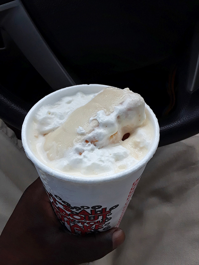 A cup of pure comfort that makes you forget your troubles. When ice cream meets whipped cream, the result is a spoonable slice of heaven.