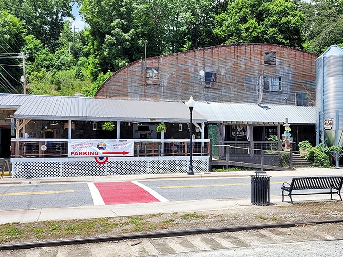 CJ's Grille has that rustic-meets-welcoming vibe that practically whispers, "Come on in, the comfort food is waiting and calories don't count in the mountains."