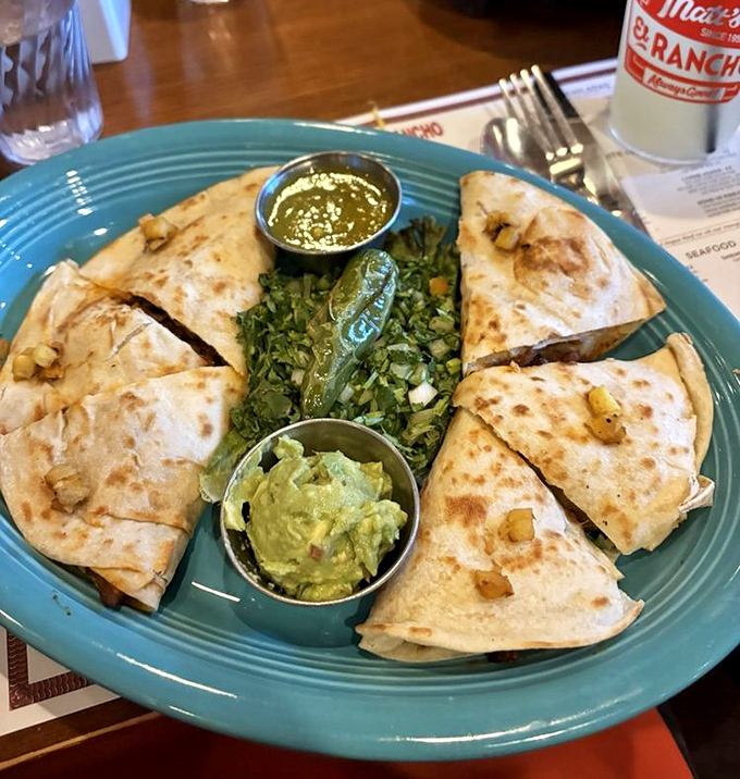 These quesadillas aren't just folded tortillas &ndash; they're crispy, cheese-filled envelopes delivering messages of joy directly to your soul.