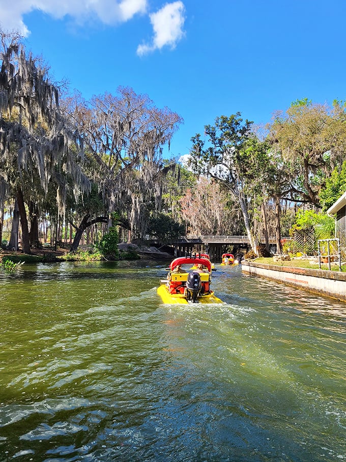 Exploring the "most beautiful mile of water in Florida" on a CatBoat &ndash; like Venice's gondolas but with more horsepower and fewer opera singers.