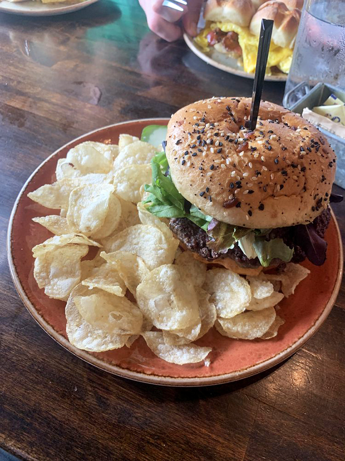 This burger with house-made chips isn't trying to reinvent the wheel&mdash;it's just making that wheel so delicious you'll forget other wheels exist.