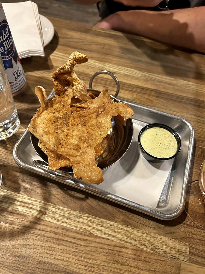 Crispy chicken skins that make you question why we ever bothered with the rest of the bird.