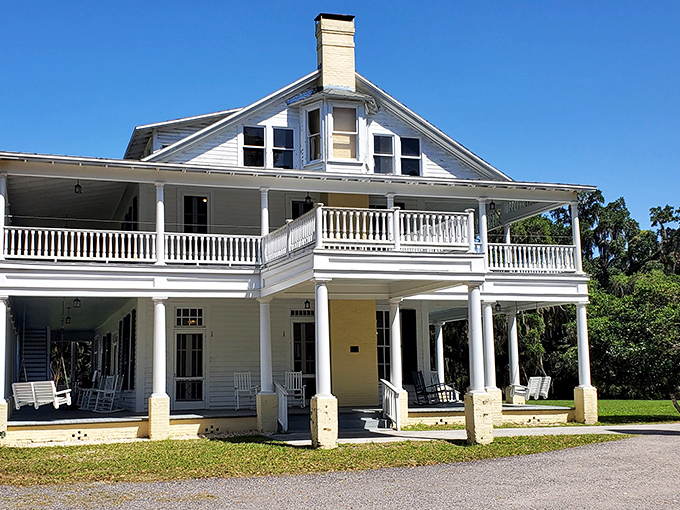 Chinsegut Hill Historic Site's stately white columns and verandas showcase the architectural grandeur of old Florida without the South Beach admission prices. 