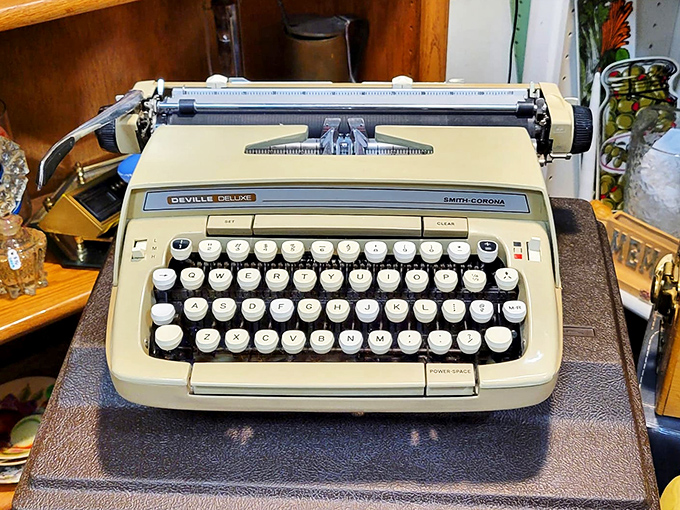 This Smith-Corona isn't just a typewriter&mdash;it's every great American novel that never got written. The keys still hold the ghosts of letters past.