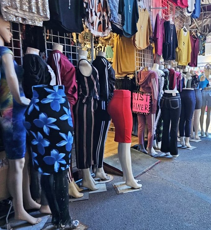 Fashion finds for every taste line this aisle. Those mannequins aren't just modeling clothes &ndash; they're modeling possibilities for your next signature look.