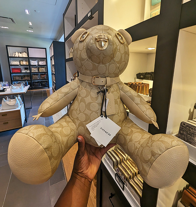 This Coach bear isn't just a stuffed animal&mdash;it's a designer status symbol with a teddy bear's soul. Huggable luxury that makes adults squeal like children.