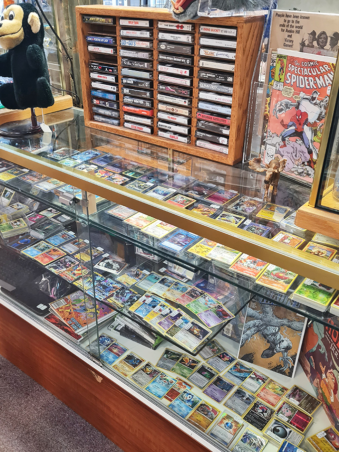 Comic book collectors, beware your wallet! This case of carefully preserved nostalgia might just contain that Spider-Man issue you've been hunting since childhood.