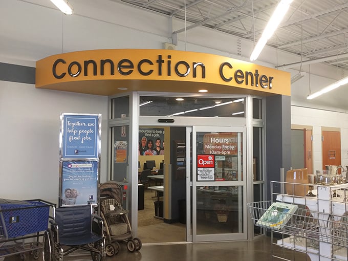 The Connection Center represents Goodwill's mission beyond retail. Where shopping and community service meet under one roof.