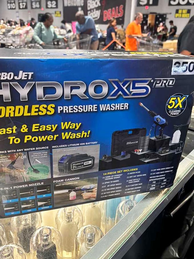 A cordless pressure washer that promises to blast away dirt and buyer's remorse simultaneously.