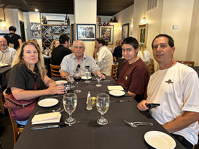 The true test of any restaurant: tables filled with multi-generational families sharing stories between bites of pasta.
