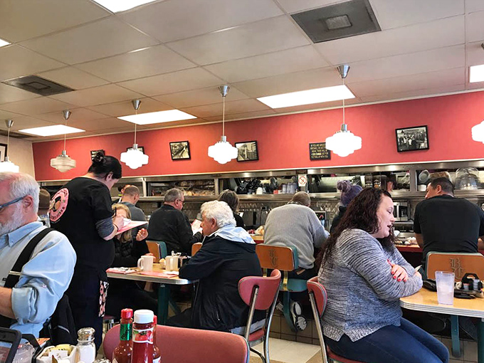 The counter crew&mdash;a gathering of breakfast connoisseurs who understand that the best conversations happen over coffee and eggs.