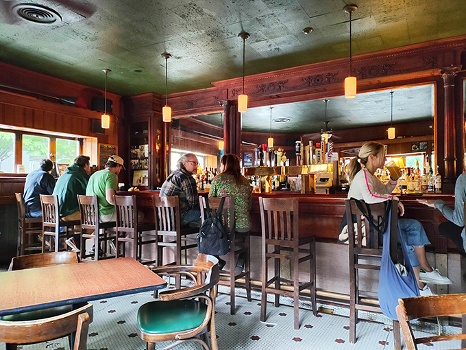 The bar at Cherry Street doesn't just serve drinks; it serves as Philadelphia's great equalizer, where conversations flow as freely as the beer.