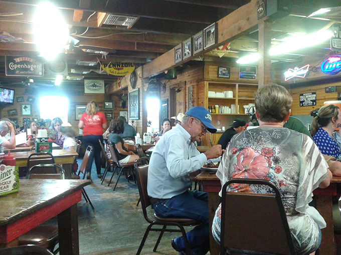 The dining room at Johnny's&mdash;where strangers become neighbors and everyone shares at least one thing in common: excellent taste in restaurants.