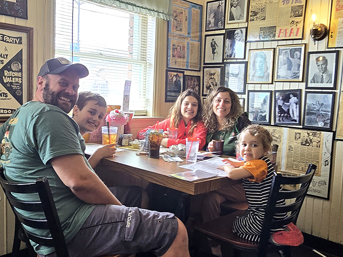 Where strangers become friends over coffee and pancakes. The walls may be covered in memories, but it's the new ones being made that matter.