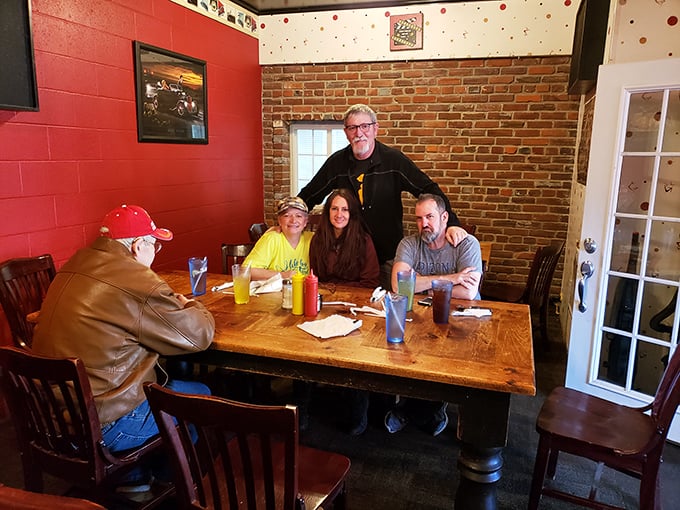 The dining room where strangers become neighbors and food becomes conversation – the true magic of small-town restaurants.
