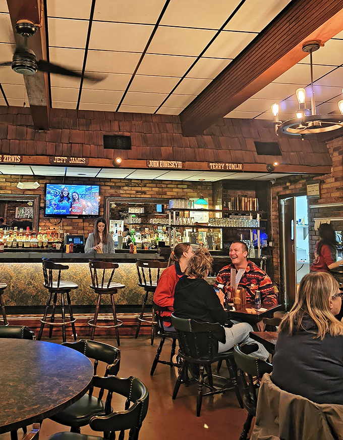 Where strangers become friends over shared slider recommendations. The lively atmosphere at Green Dot Stables makes every meal feel like a celebration.