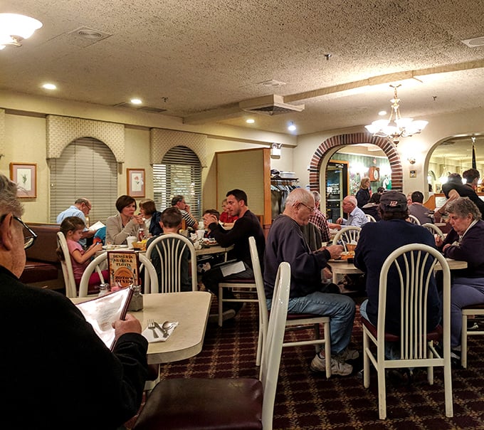 The true measure of a great diner isn't just the food—it's the community it creates. Families and regulars gather here like they're attending a delicious reunion.