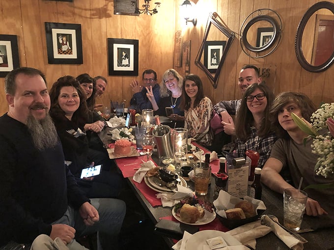 This is what dinner should look like: good friends, great food, and nobody checking their phone every five seconds.