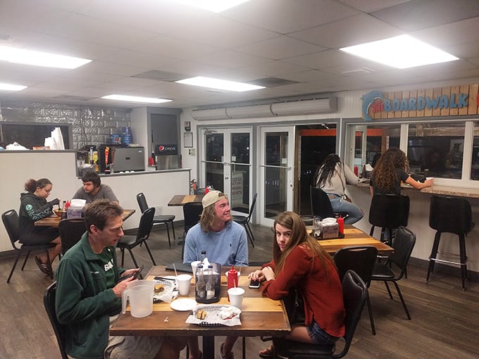 The dining room buzzes with the energy of people who've just discovered their new favorite restaurant. You're next!