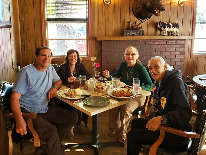 The best restaurants create spaces where memories happen between bites. These happy diners are proof that good food brings people together.