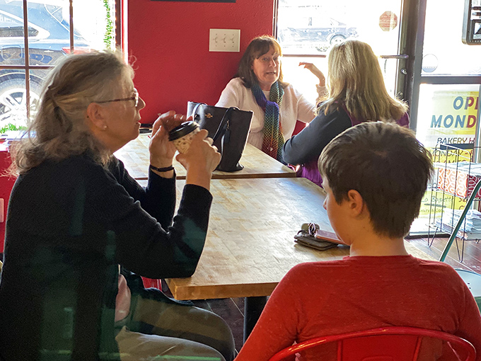 The best conversations happen over French pastries—it's scientifically impossible to be grumpy with a croissant in reach.