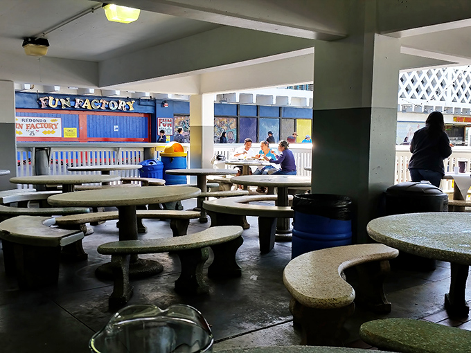 Communal dining at its finest &ndash; where strangers become friends over shared love of fried fish.