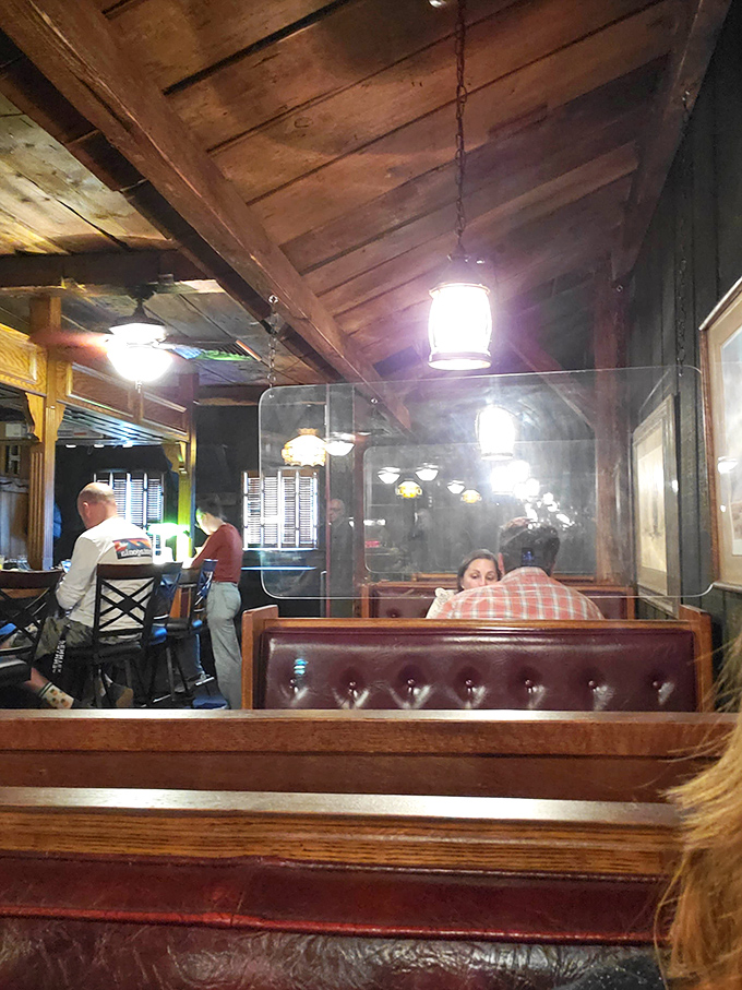 Nautical charm meets dining comfort. Those hanging lanterns have witnessed more "mmms" and "ahhs" than a fireworks display.