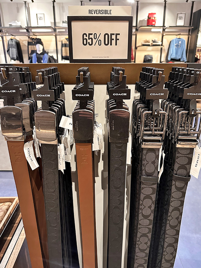 Coach belts at 65% off&mdash;because nothing completes an outfit like a designer accessory that didn't require a second mortgage.