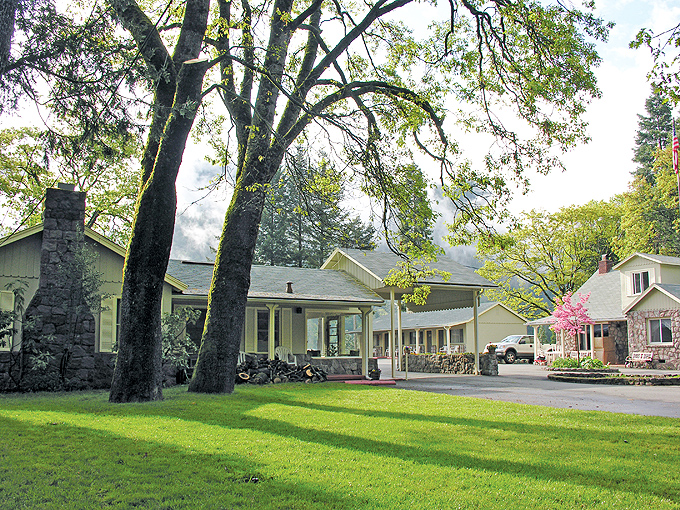 The Dunsmuir Lodge sits like a postcard from a simpler time, when vacation meant disconnecting from everything except what matters.