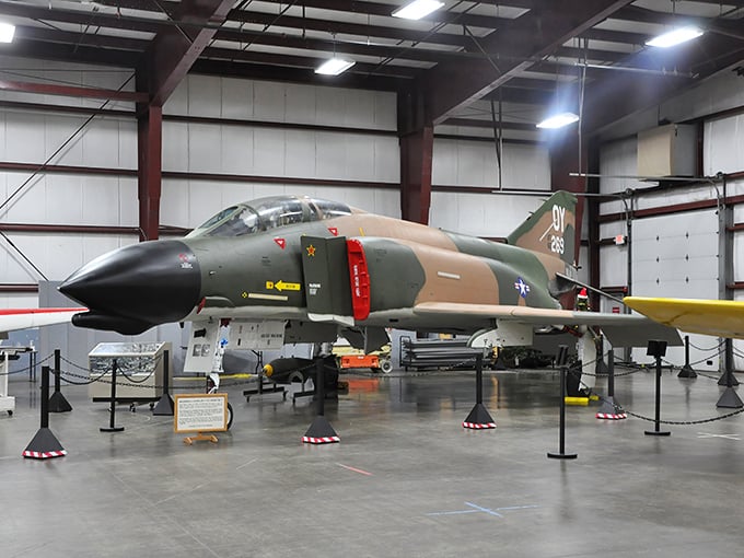 The legendary F-4 Phantom fighter jet &ndash; the aviation equivalent of a muscle car. This speed demon could break the sound barrier while looking impossibly cool doing it.