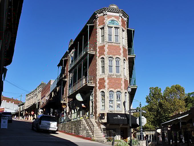 The Flatiron building proves that Eureka Springs was doing architectural drama long before Manhattan got in on the act.