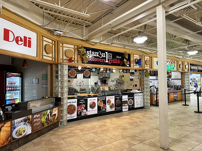 The food court beckons weary shoppers with the universal promise of sustenance, because even the most dedicated bargain hunter needs fuel eventually.